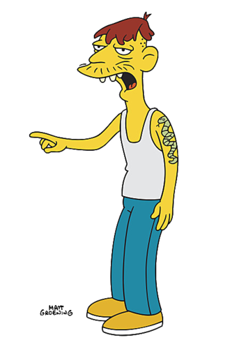 I’m Cletus From the Simpsons… According To The Baseball Stadium’s Giant ...